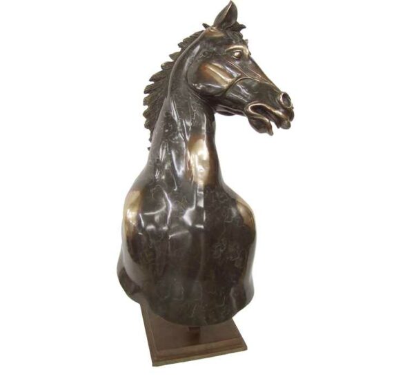 HEAD OF HORSE (DB) Sculpture - Frank Meisler - Fine Art Metal Sculptures