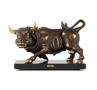 BULL (BRONZE) Sculpture - Frank Meisler - Fine Art Metal Sculptures