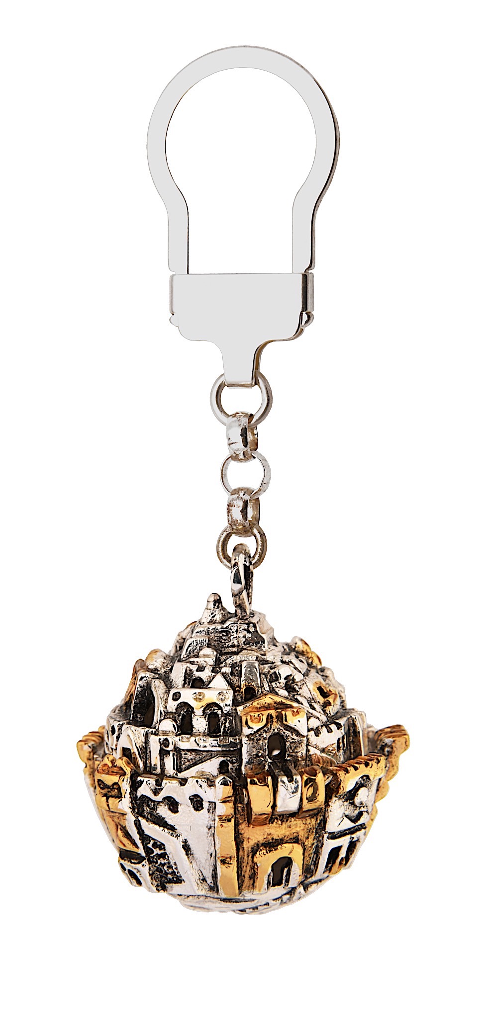 JERUSALEM KEY CHAIN Sculpture - Frank Meisler - Fine Art Metal Sculptures
